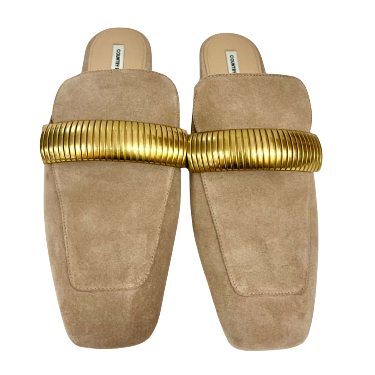 Country Road taupe leather mules Size 41(s)