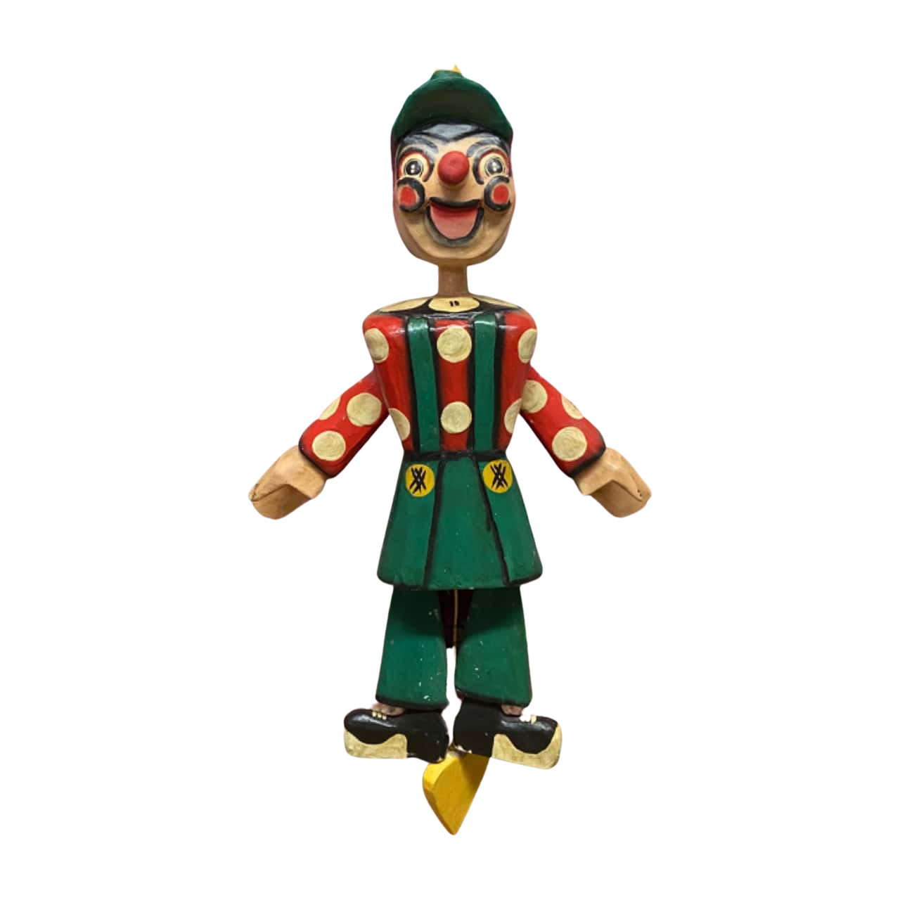 Vintage Wooden Pull String Puppet