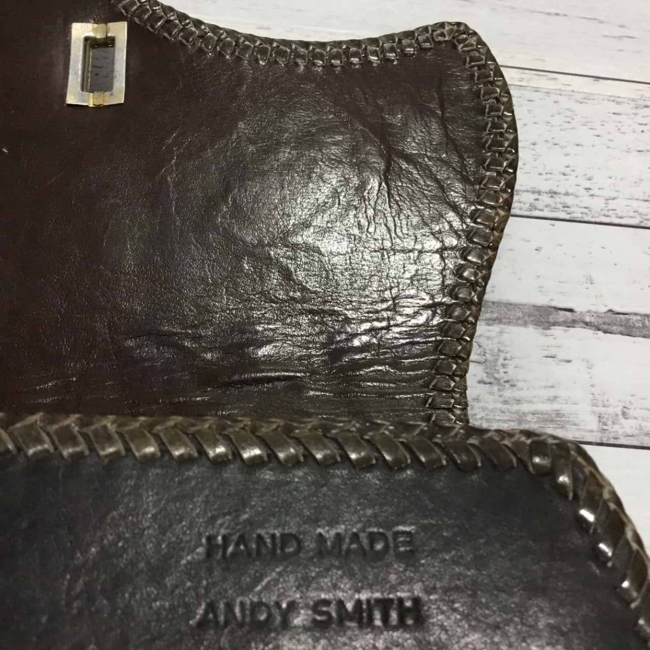Vintage Hand Made Andy Smith Leather Handbag (s)