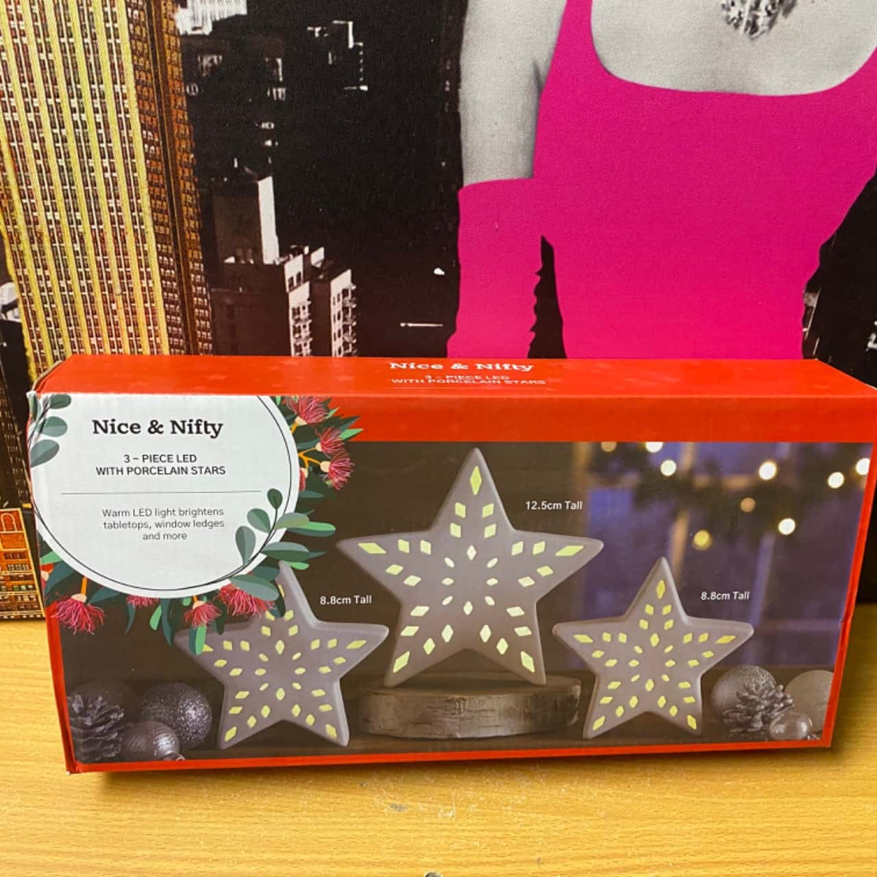 Brand new Nice & Nifty light up Christmas stars (s)
