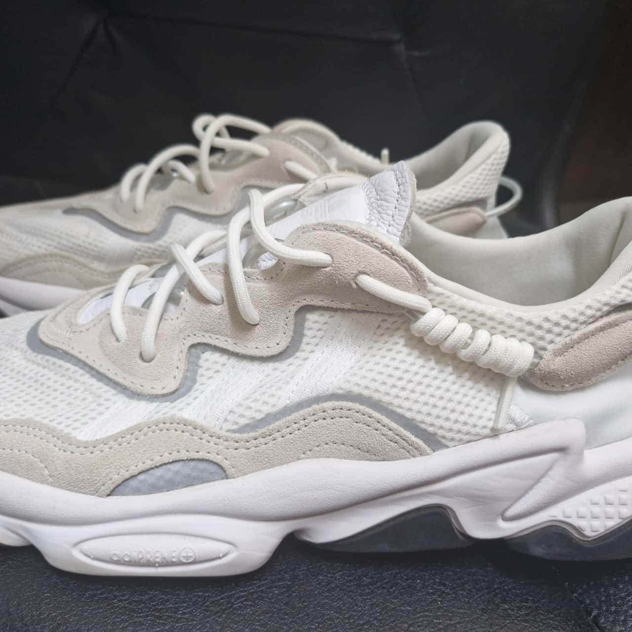 Adidas adiPRENE in White Leather and Reflective Xeno Siza 11