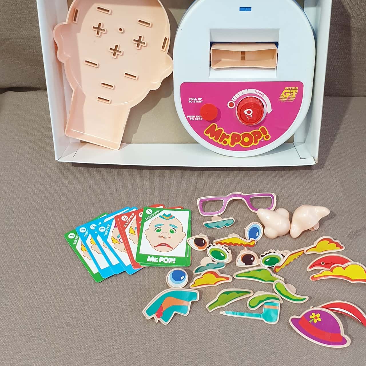 Mr Pop! Face Matching Game. 1981 Vintage (s)