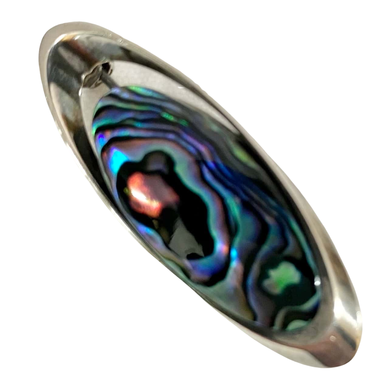 Sterling Silver 925 Paua Shell Brooch (s)