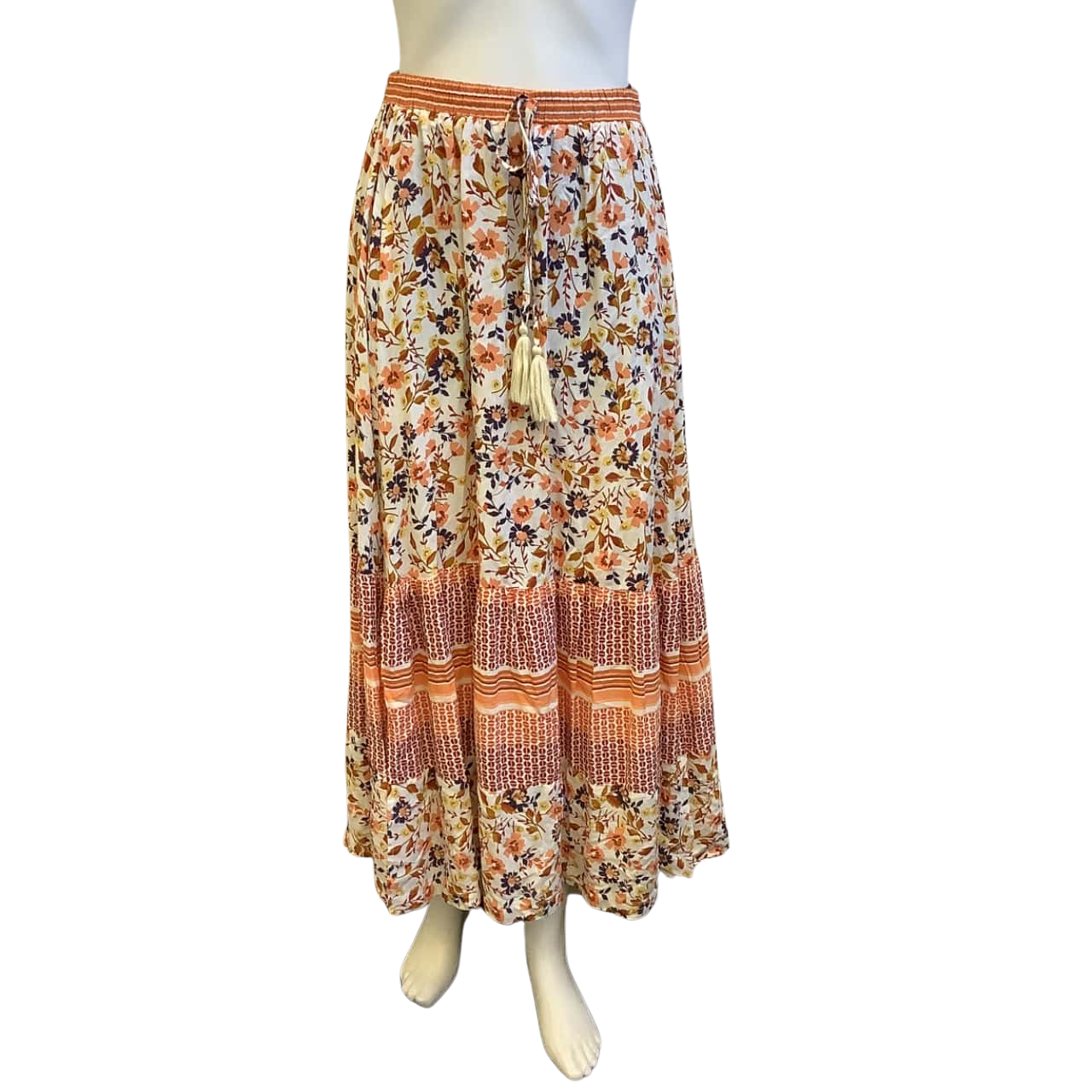 Iris Maxi Womens AUS Size 8-10 Floral Skirt Multicoloured(s)