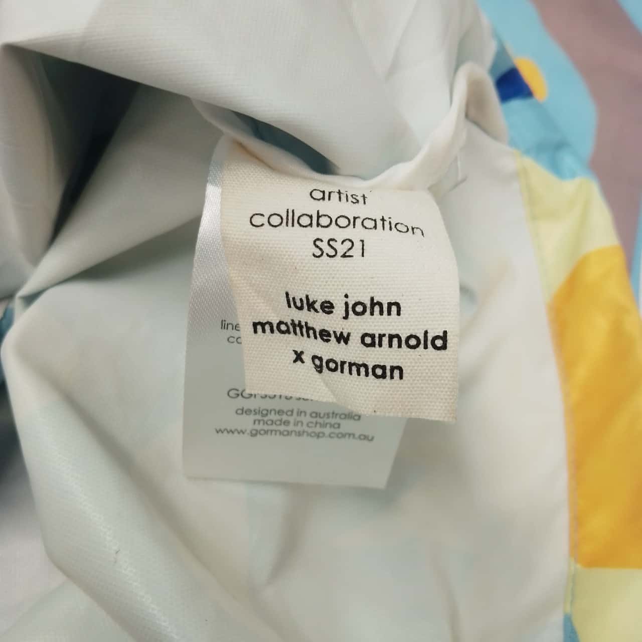 Gorman Women's Size M/L Blue & Multicoloured Raincoat