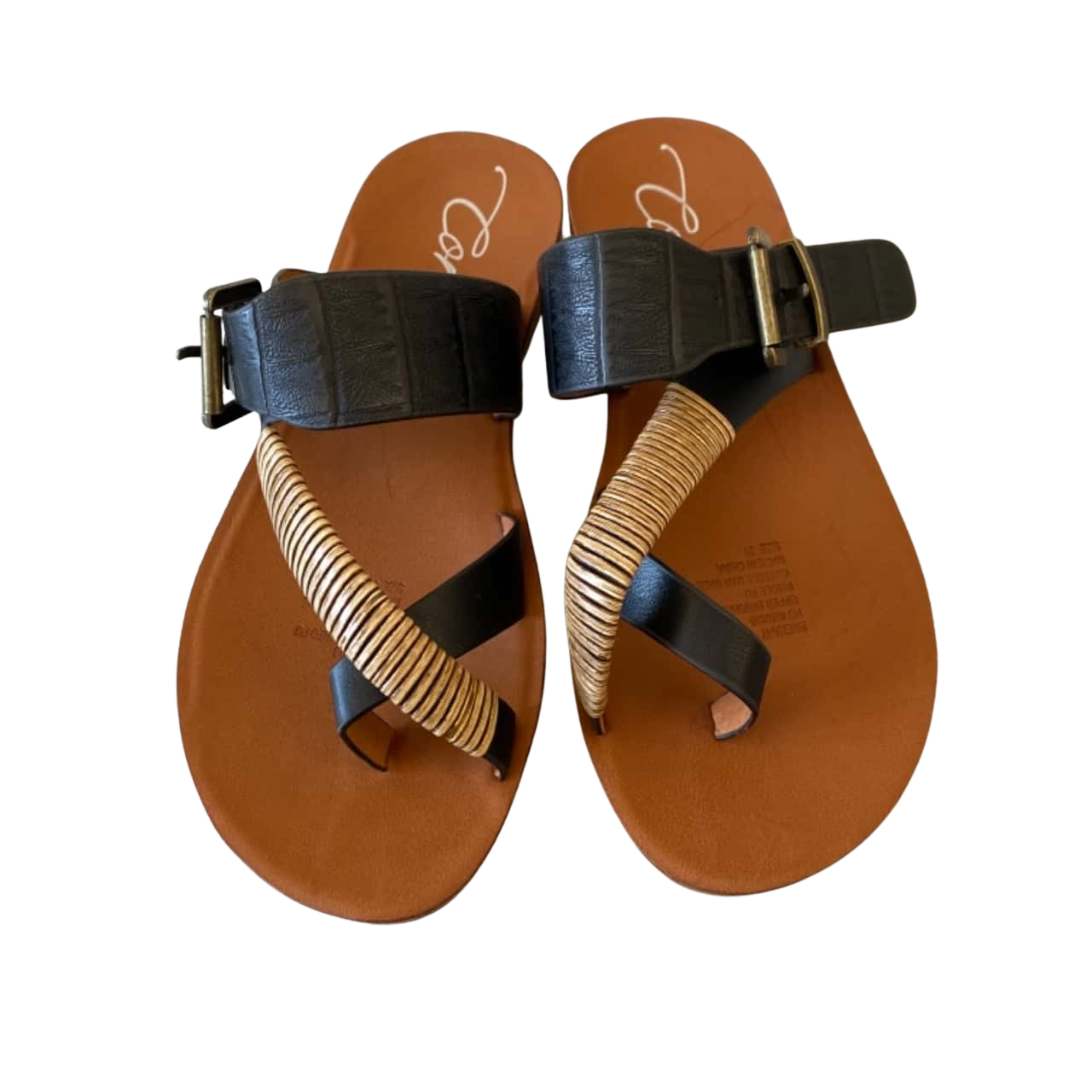 Corelli Women's Size 39 Black And Brown Slip On Shoe(s)