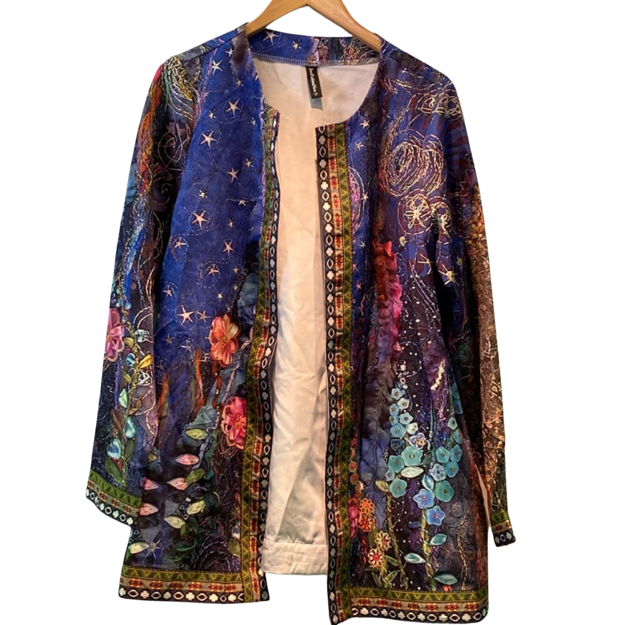 Just Fashion Now Womens Size S Open Jacket Multicoloured (s)