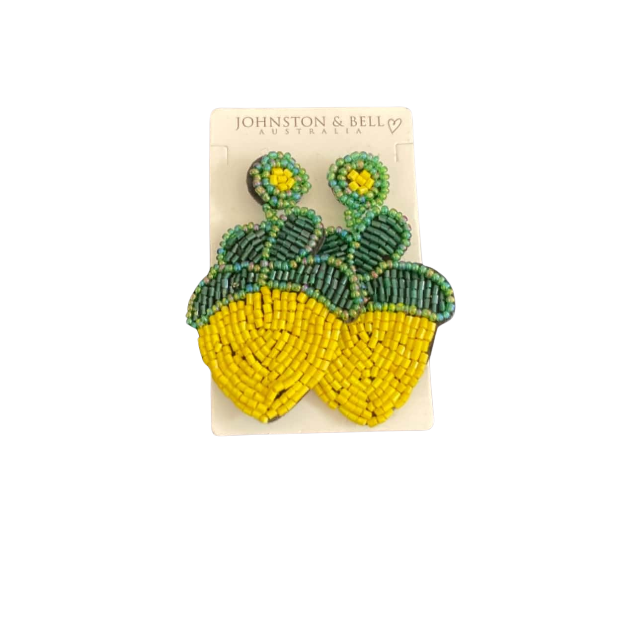 Johnston & Bell lemon earrings (s)