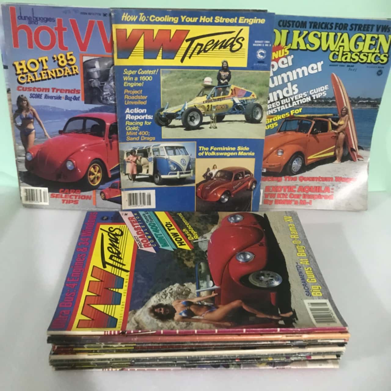 25 Vintage 1980s Hot Rod - Auto - VWMagazines Bulk Lot