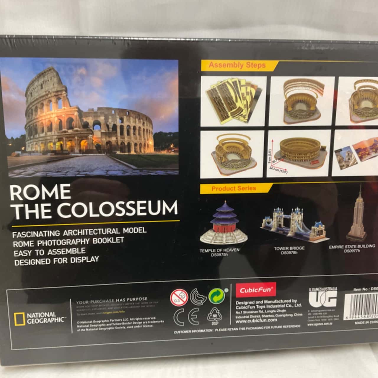 3D Puzzle National Geographic The Colosseum Rome 300x220
