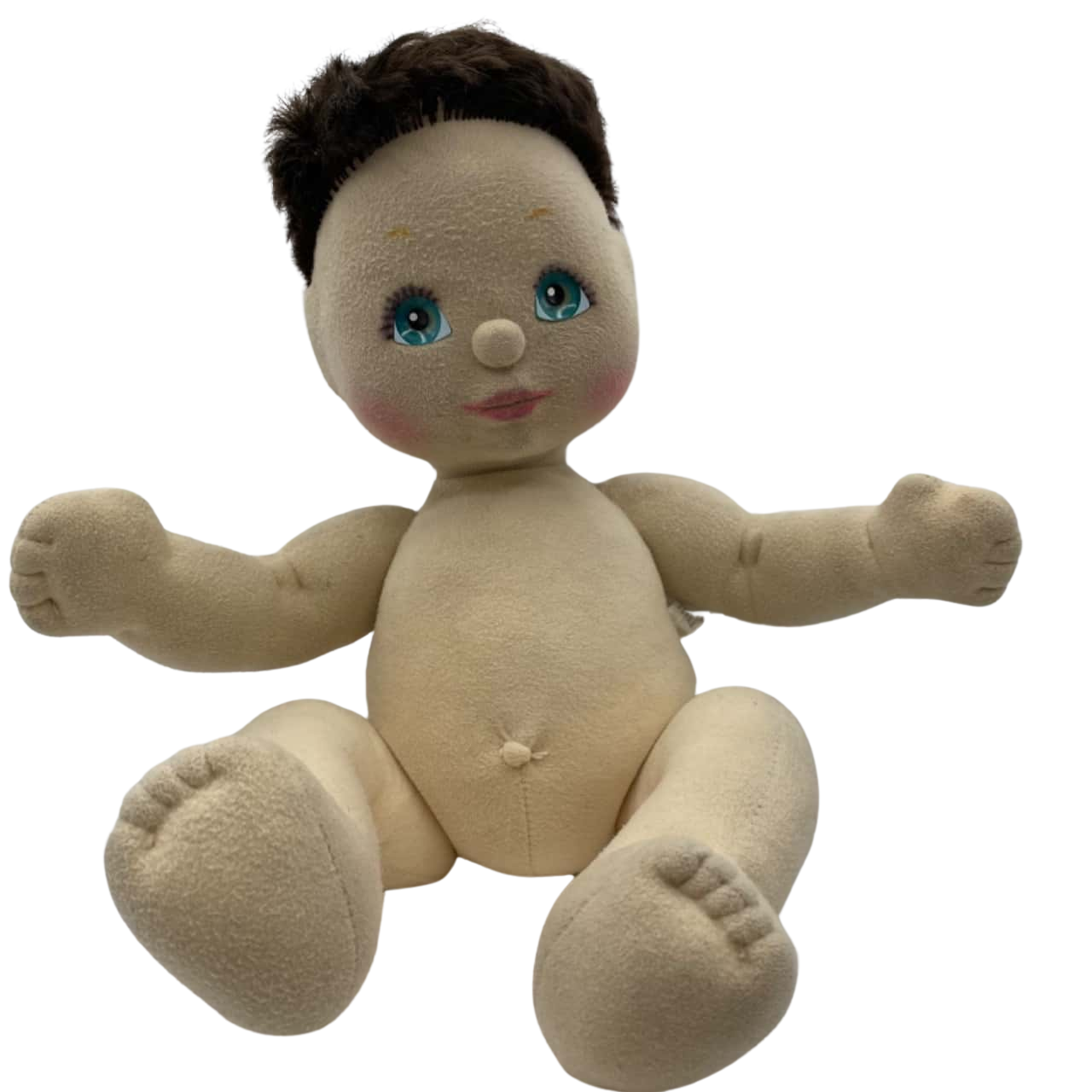 My Child Doll 1985 Dark Brown Hair Aqua Eyes Bad Haircut ;)(s)