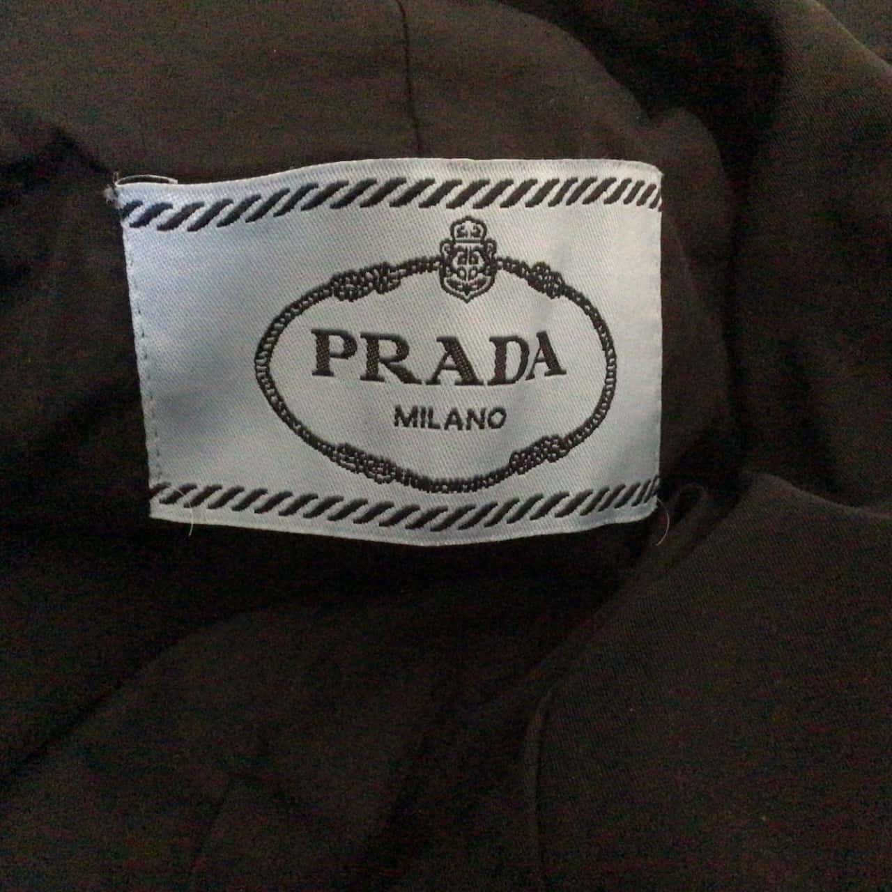 Womens Size 40 Trench Coat Black Nylon (s)