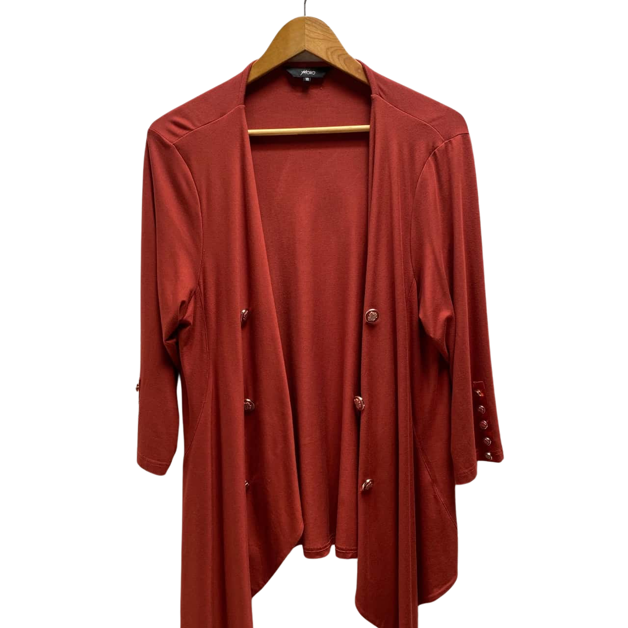 Motto Womens Maroon Cardigan