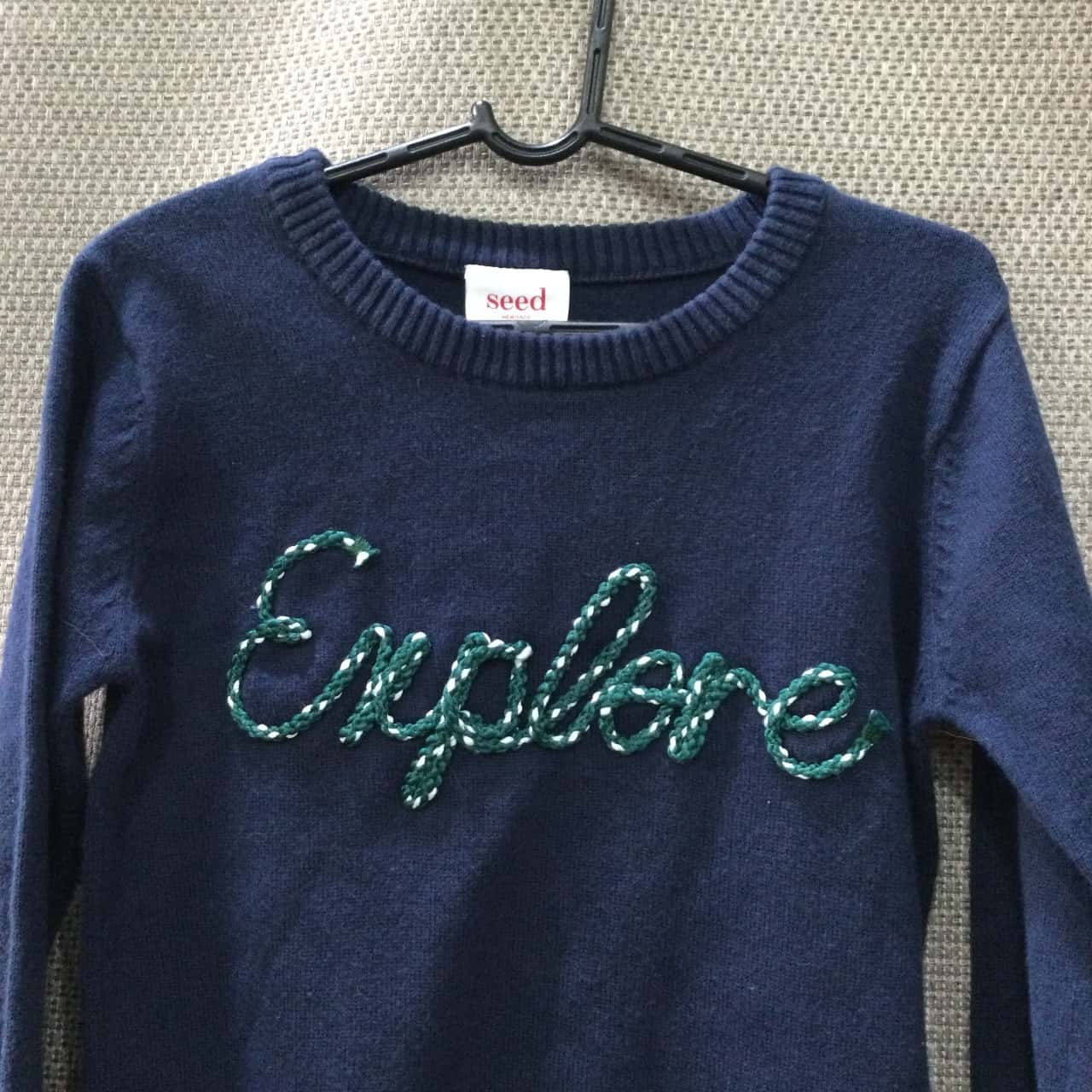 Seed Heritage, Girls Jumper, Size 3, Navy Blue (s)