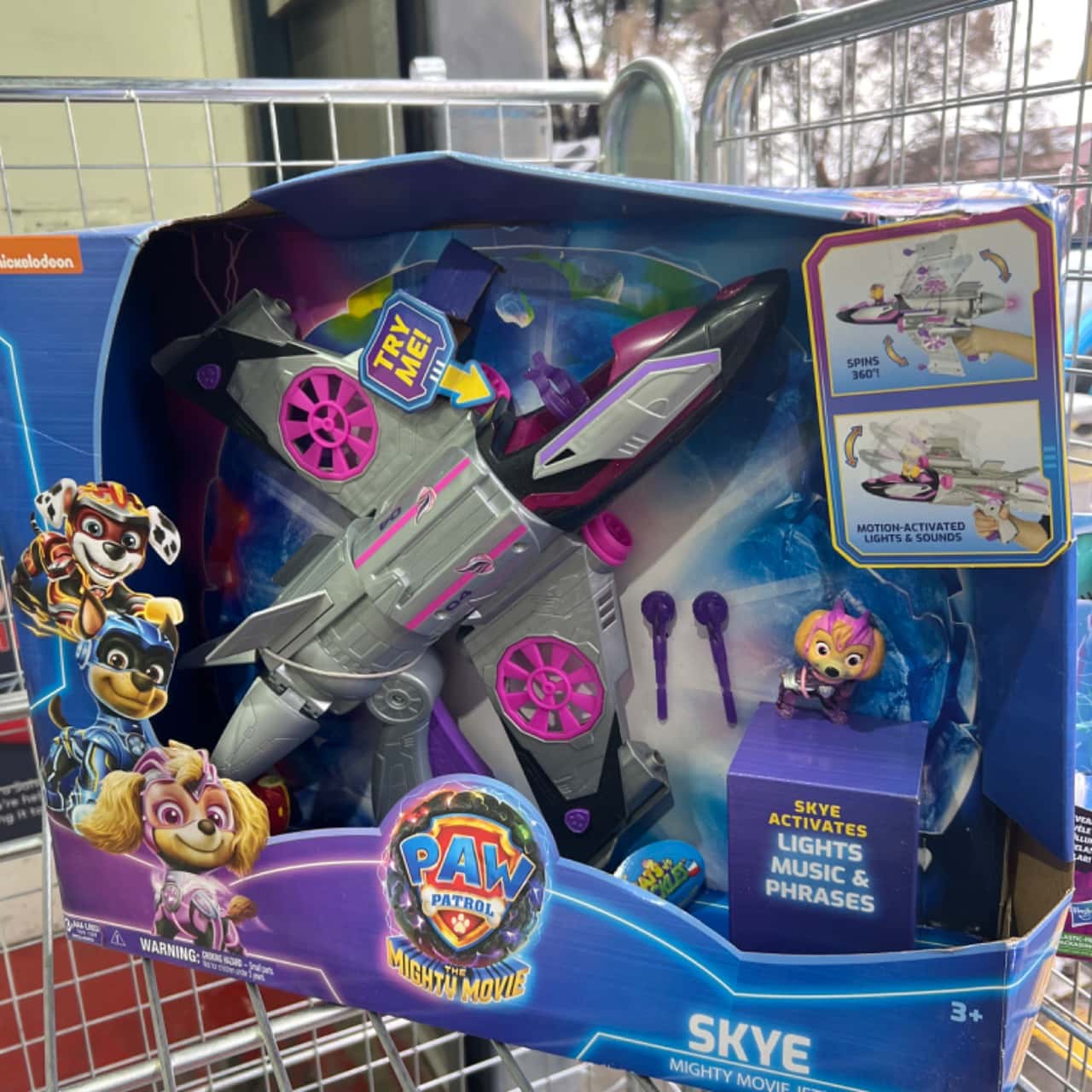 PAW Patrol: The Mighty Movie, Transforming Jet with Lights, Sounds ...