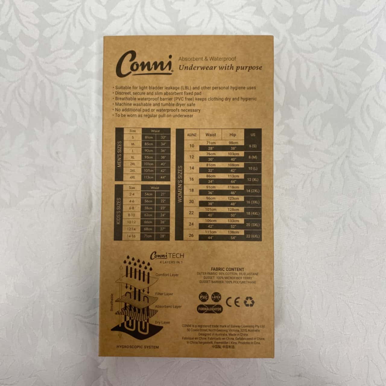 Conni- Classic Beige Women’s Full Brief x3