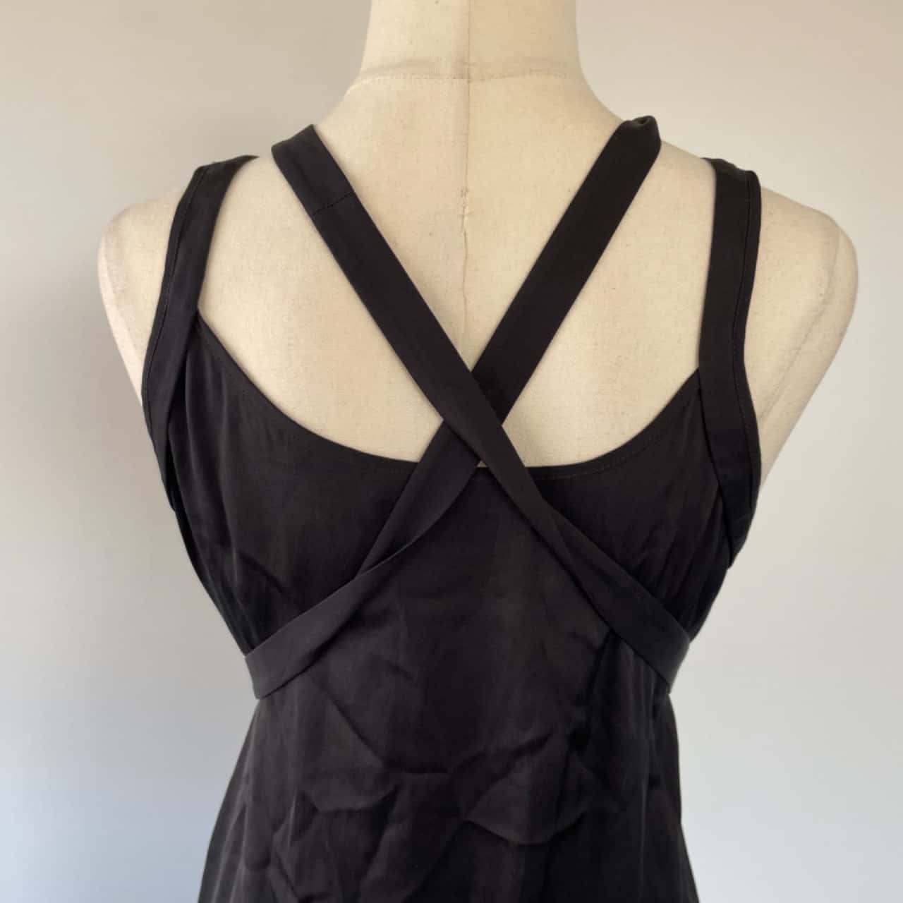 CARL KAPP Black Multi-Style Chameleon Versatile Silk Dress Size 8 / S (s)