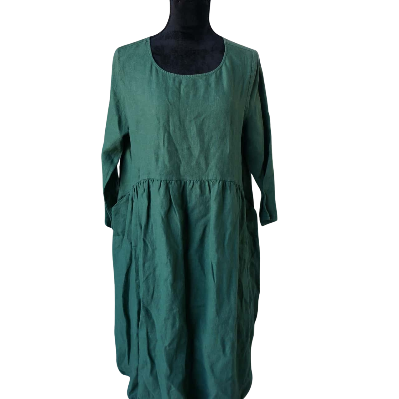 Gorman - Women Size 10 Maxi Dress Green. Main made 100% linen & trim ...