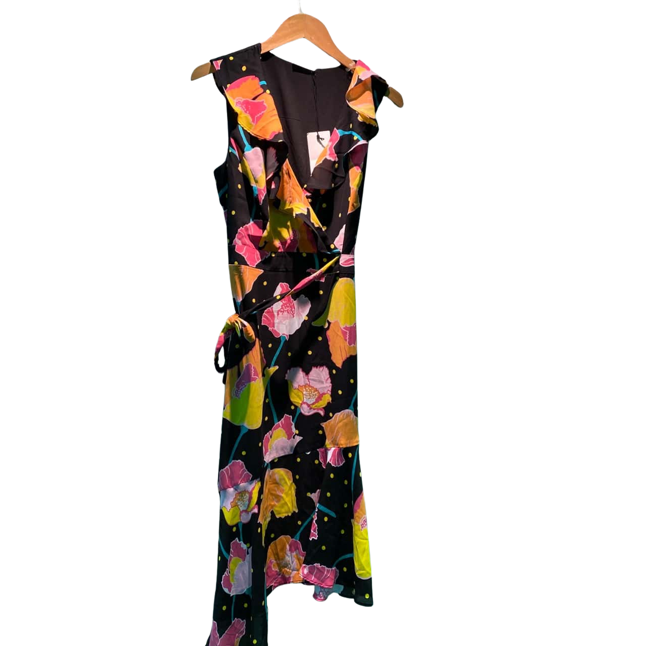 Jeanswest Womens Size 10 Maxi Dress Black / Floral