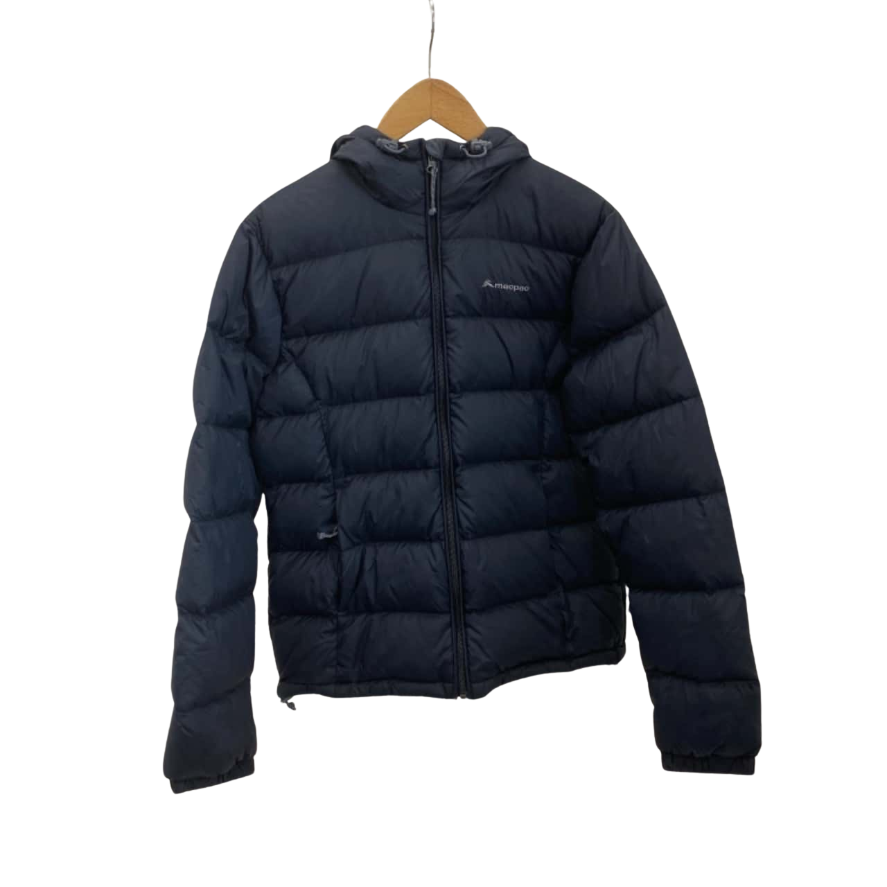 Macpac Womens Size 12 Puffer Jacket Black Duckdown(s)