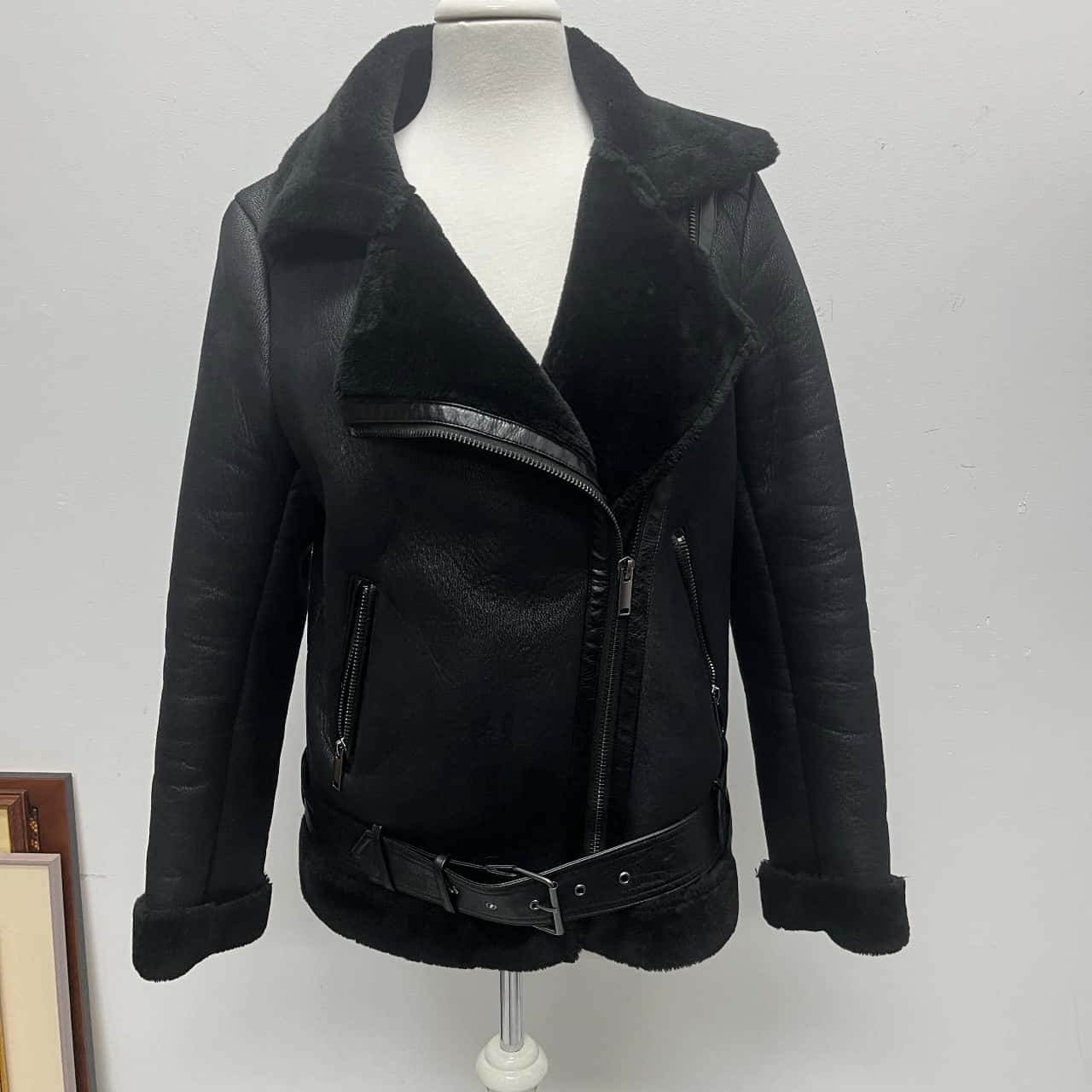 NOW REDUCED Witchery Womens Jacket Size 12 Fleece Jacket / Front Zipper ...