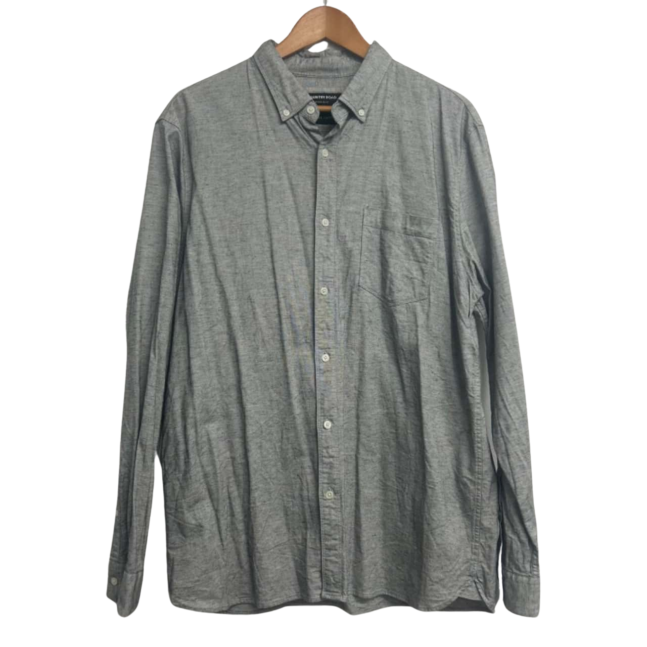 Country Road Mens Size XL Grey Button Up Shirt(s)
