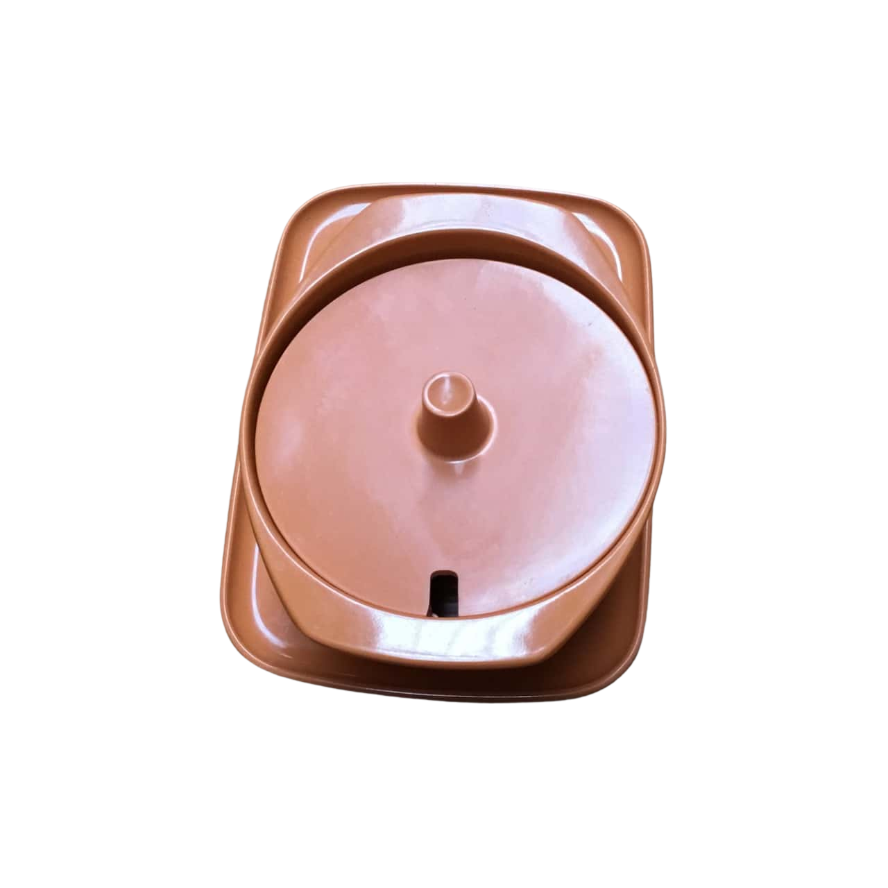 Vintage Nylex Bessemer Orange Sugar Bowl With Lid & Tray - Excellent ...