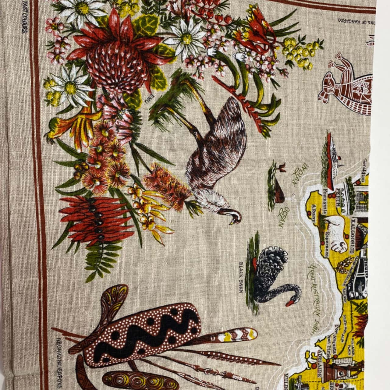 Pure Linen Aboriginal Australian artwork(s) - Used Very Good | Salvos ...