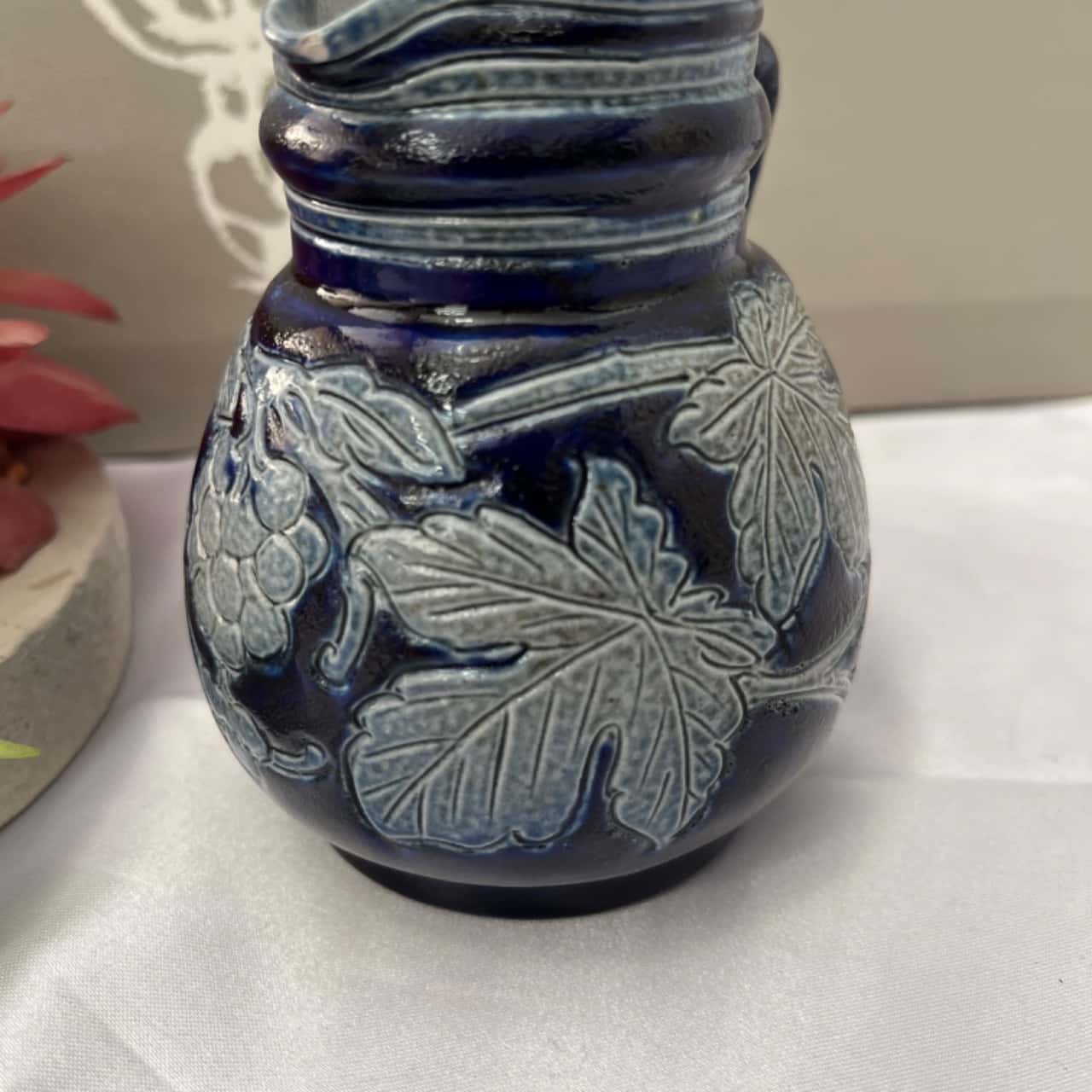 Vintage French Cobalt Blue Alsace Jug(s)