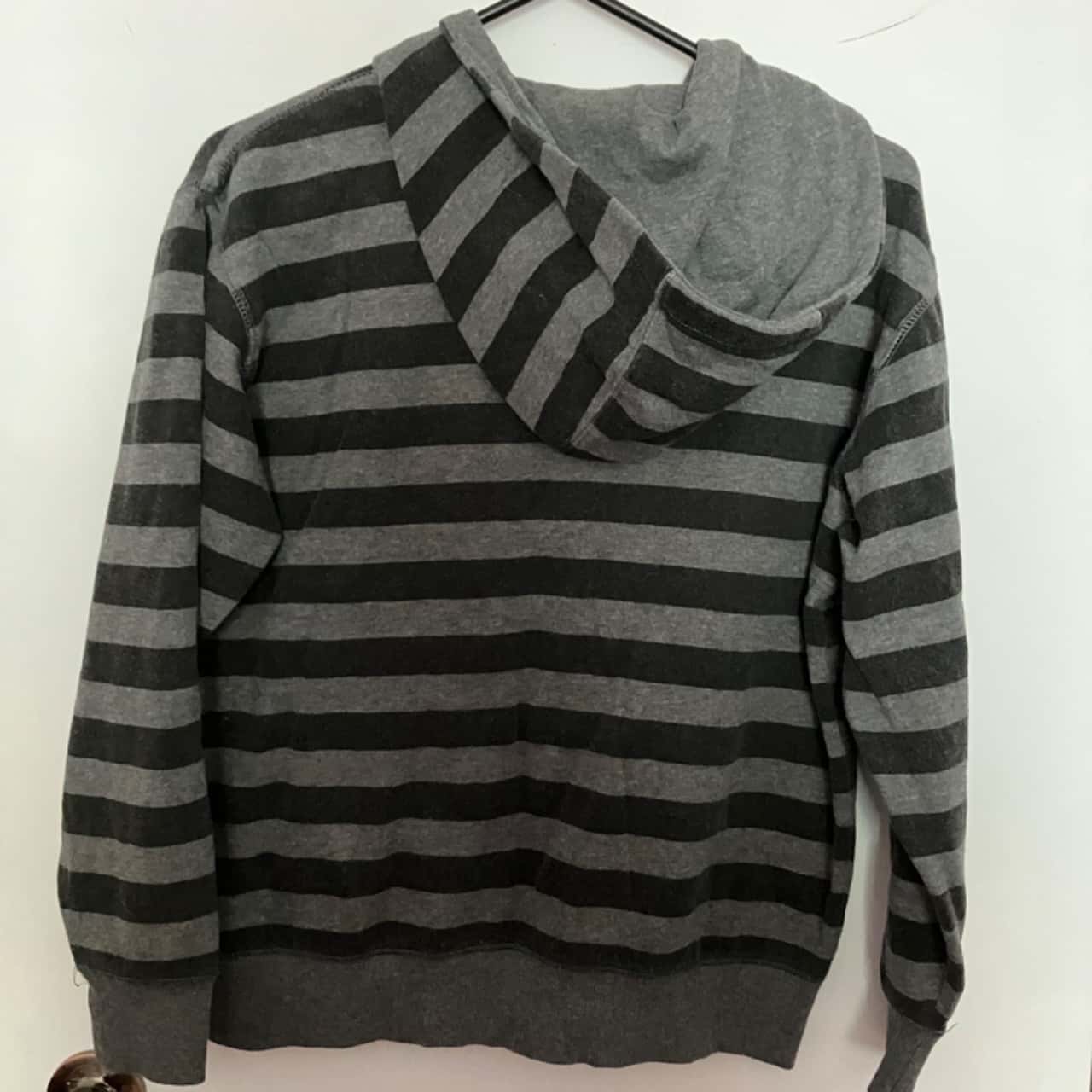 Rusty Mens Size L Front Zipper / Hood Jacket Grey (s)