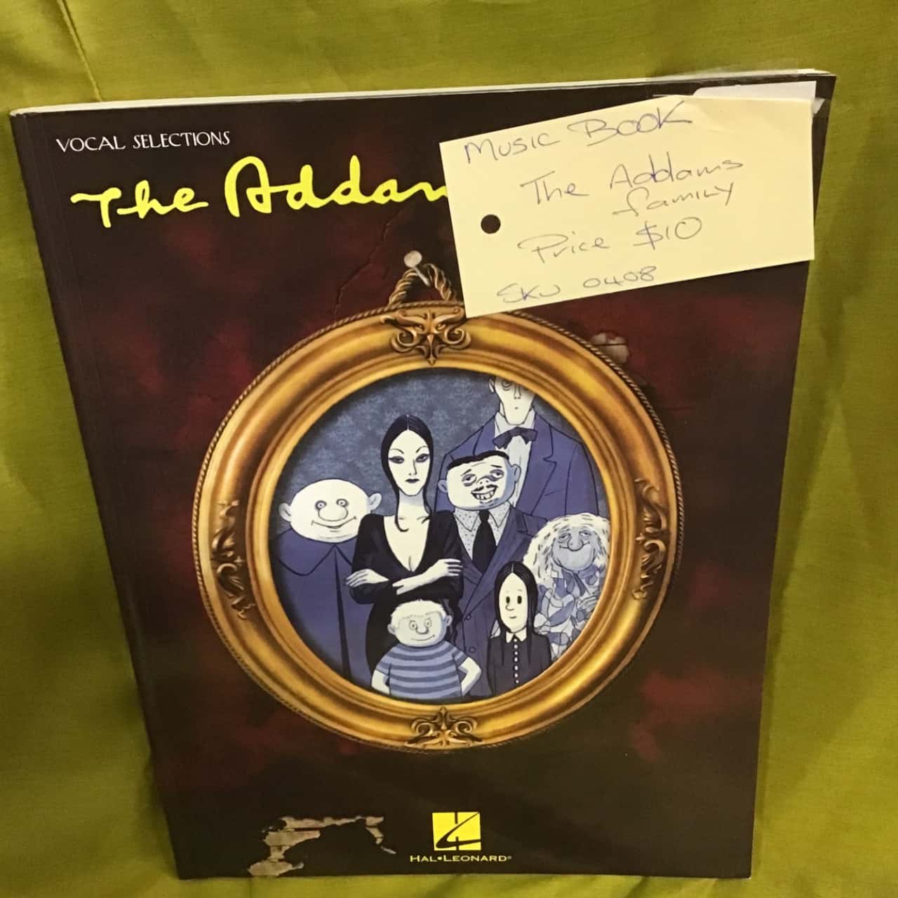 Music,book,the Addams family(s)