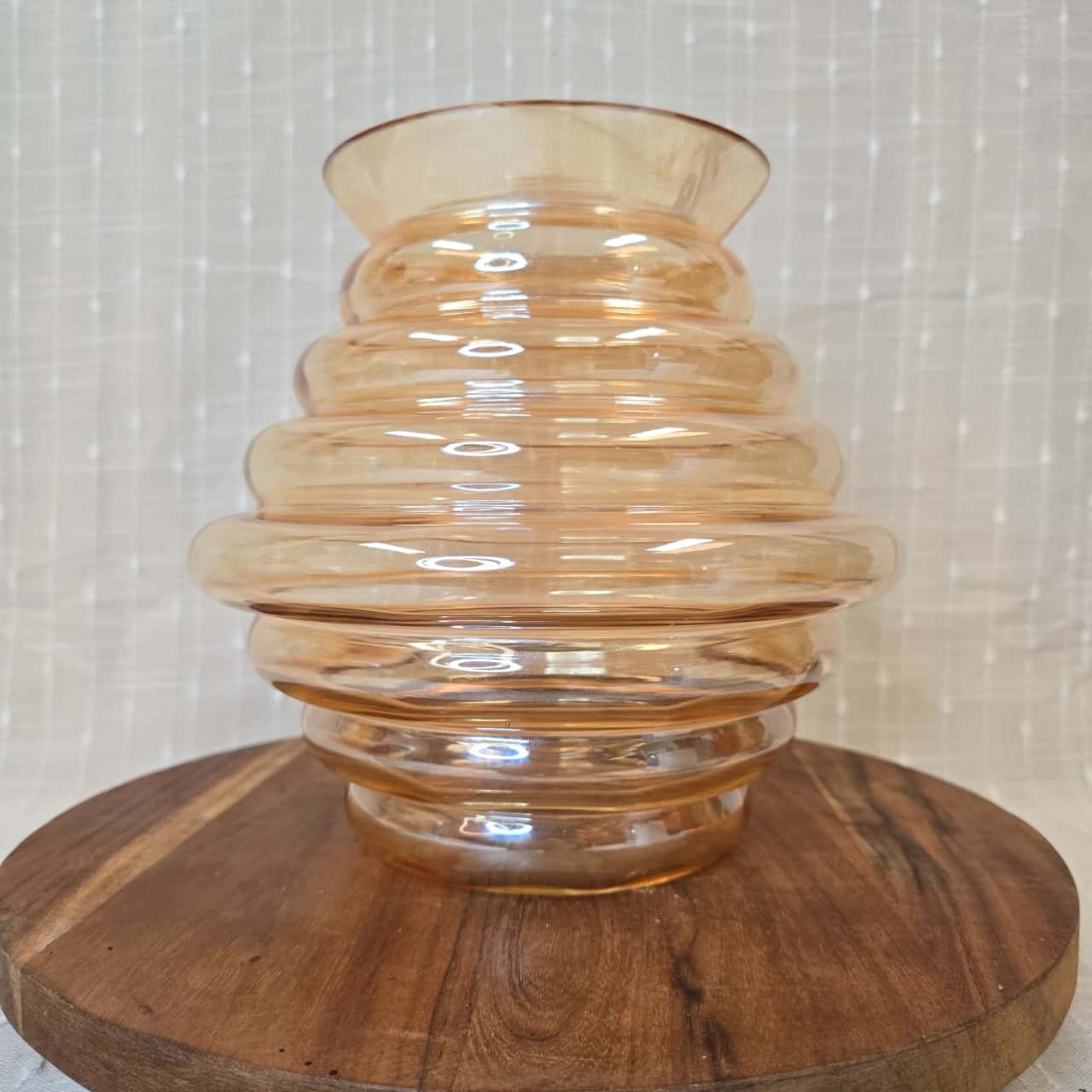 Art Glass Beehive Vase