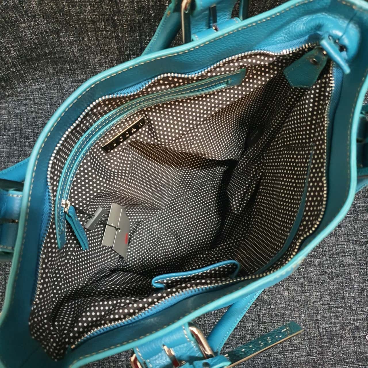 Women's 'Jigsaw' Teal Leather Purse *New With Tags RRP $299*(s)