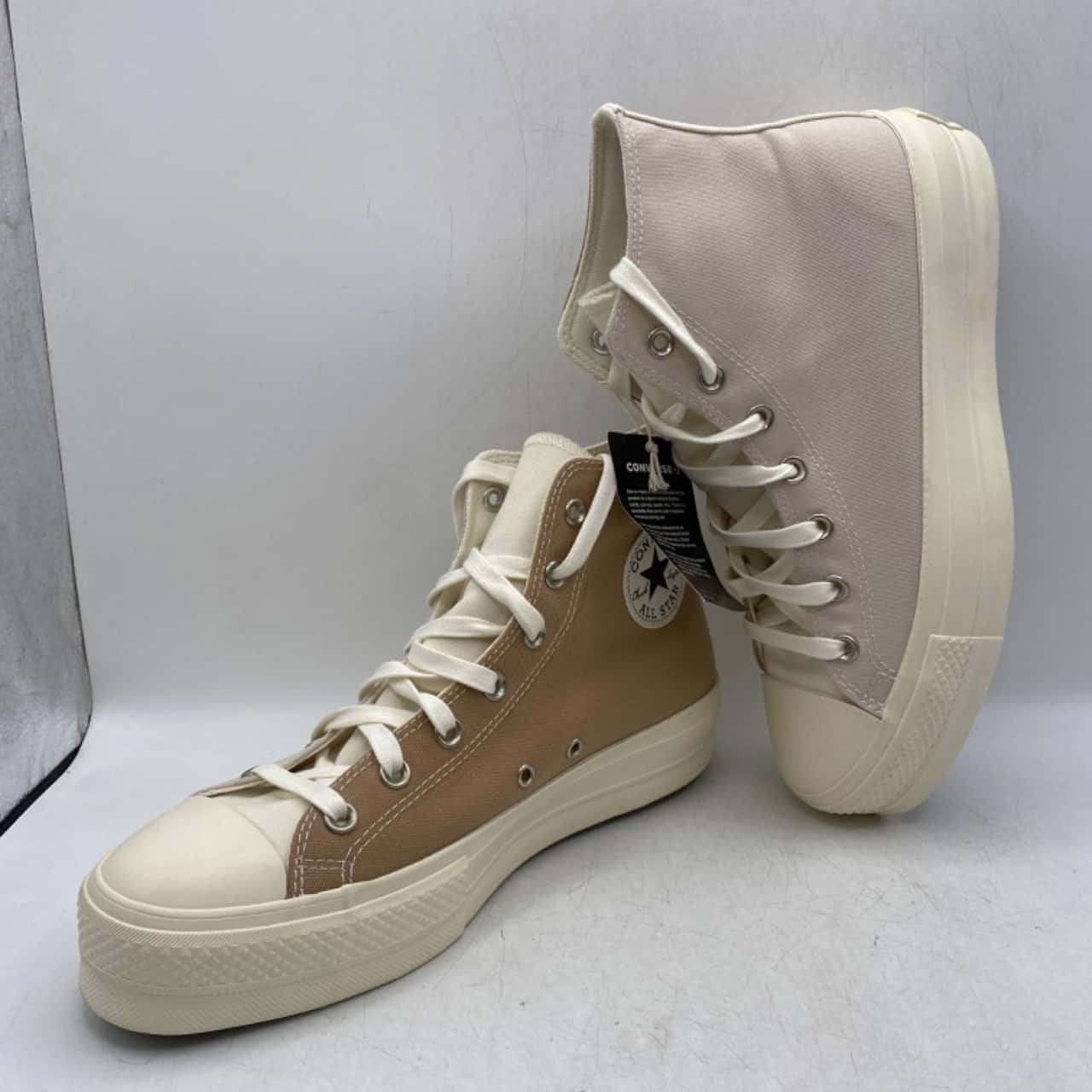 Converse Womens Size 8.5 Hi Tops Two Tone (Thick Sole)(s) - Used As New ...