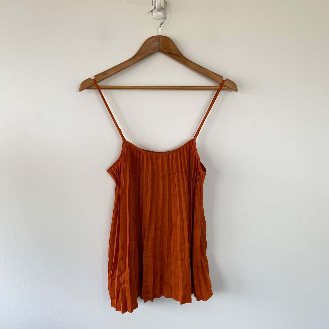Seed Heritage Sunburnt Orange Cami Top Size 8 (s)