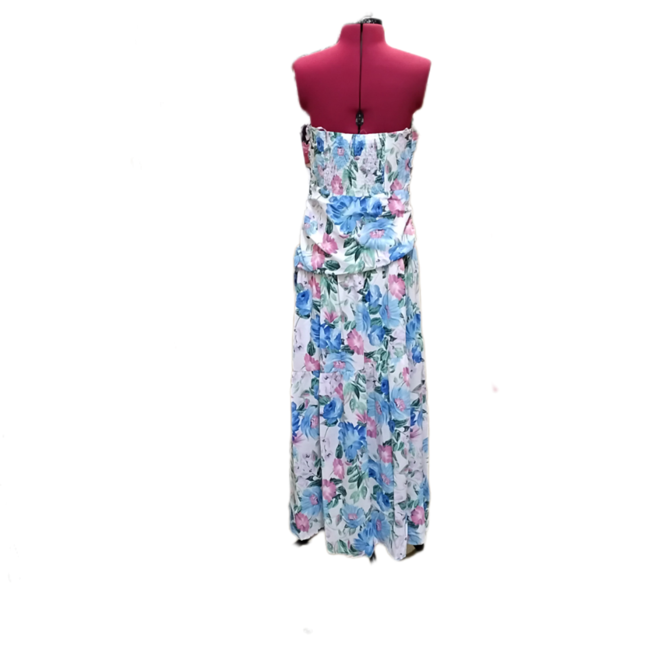 Womens Ruby Sees Size 14 Strapless Dress Multicoloured