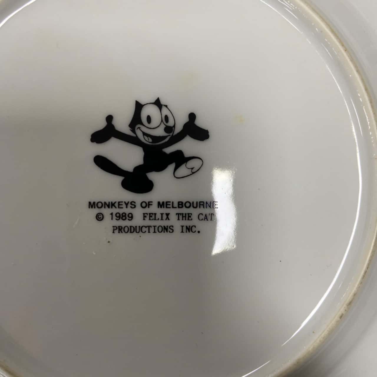 Two Monkeys Felix the cat plate+cup & saucer(s)