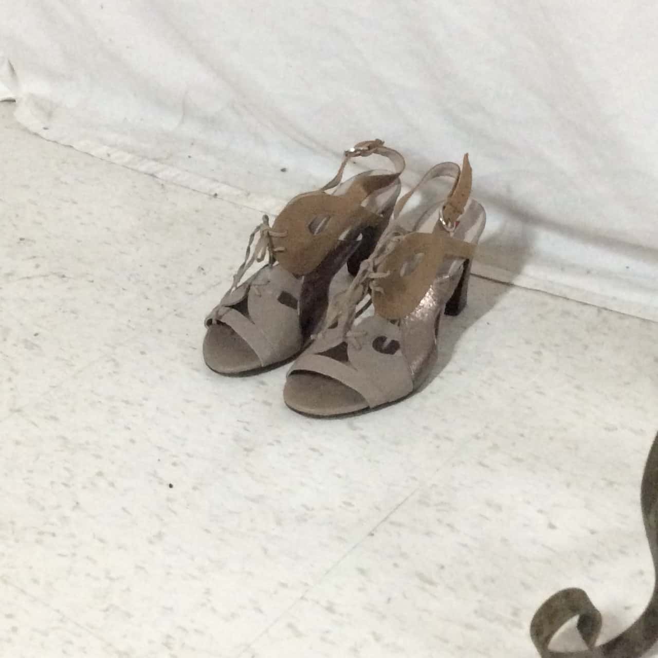 Hogl Women's Size 6 Brown / Grey High Heel