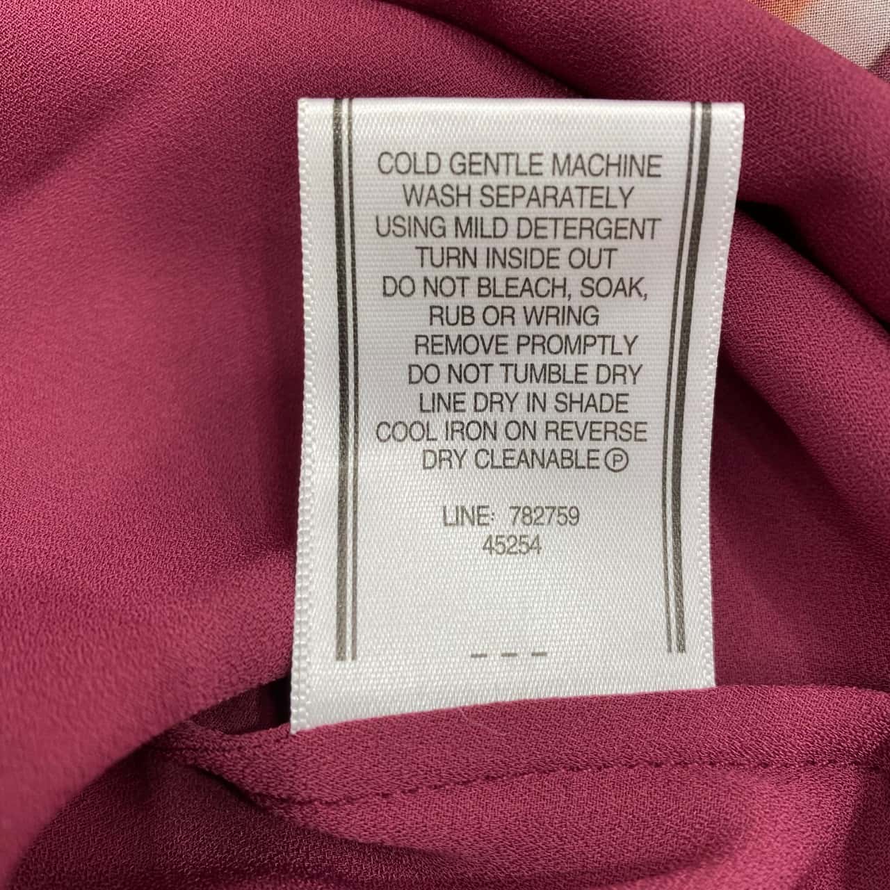 Portmans Womens Long Sleeve Dress Size 8 Floral / Maroon