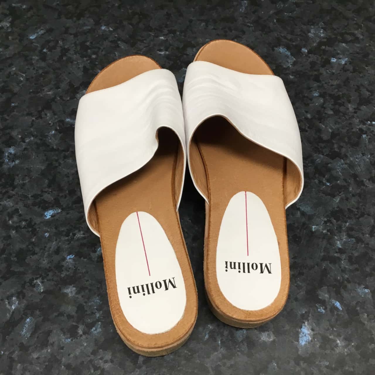 Mollini White Slip On Shoes Size 40