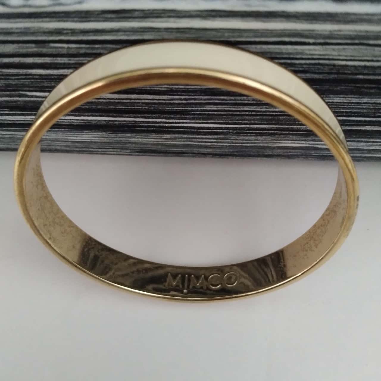Mimco Womens Other Cream / Gold Bangle(s)