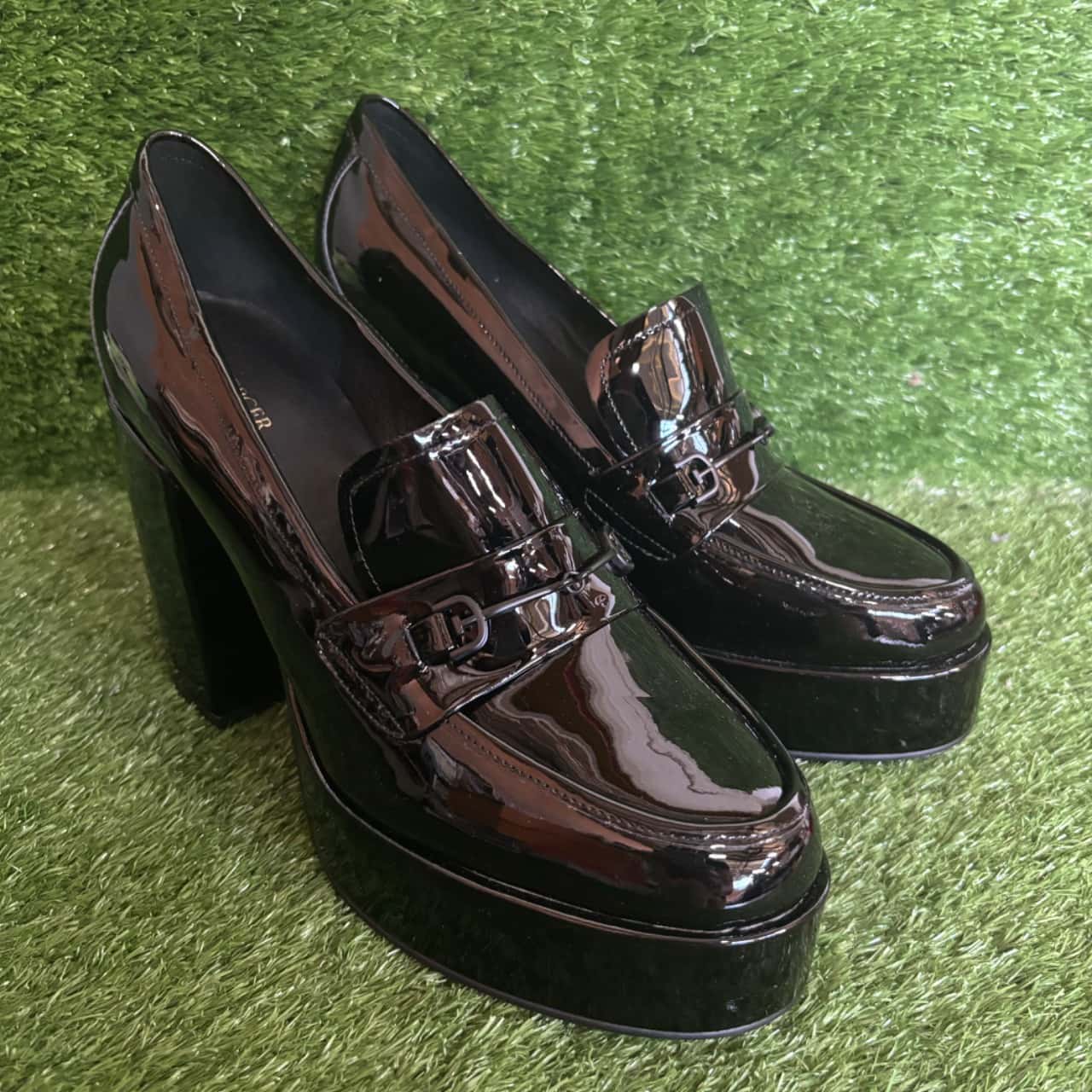 Jo Mercer Ezard Black Patent High Heel Shoes Size 41(s) - Used Very ...