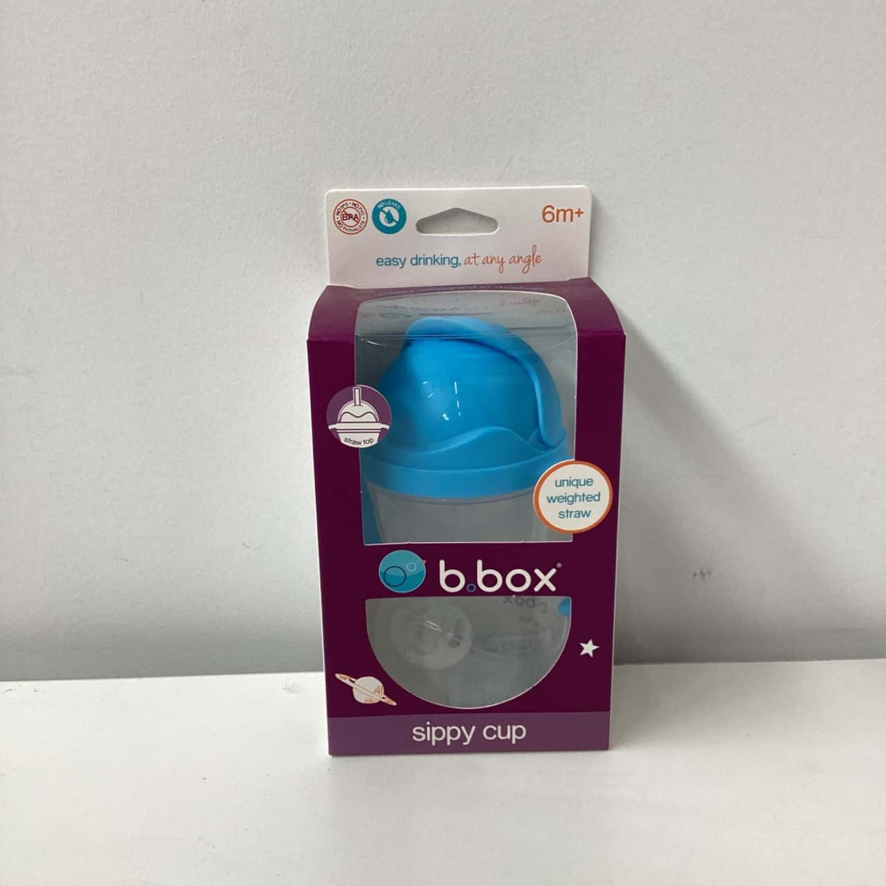 New - b.box Sippy Cup Blue