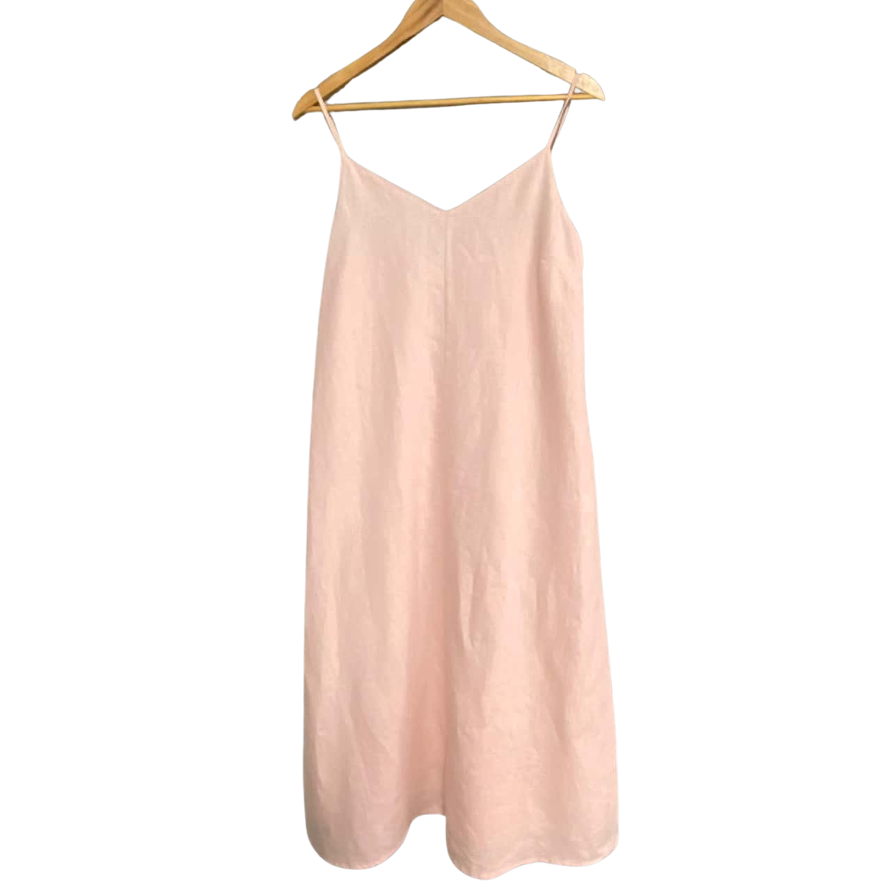 Country Road Womens Size 8 Shoestring Strap Pink Linen (s)