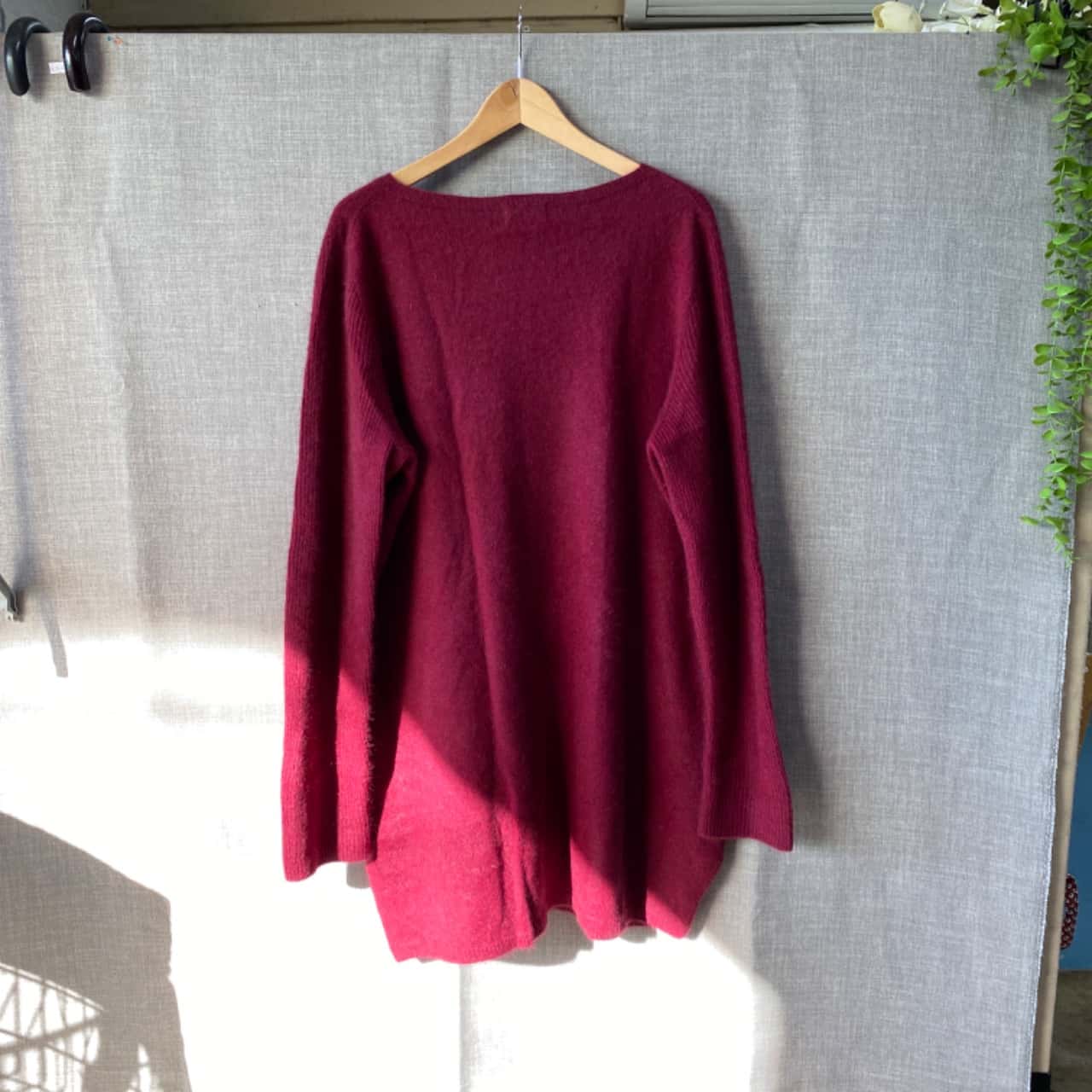 Merino Snug Womens Size XXL Long Sleeve Maroon / Red (s)