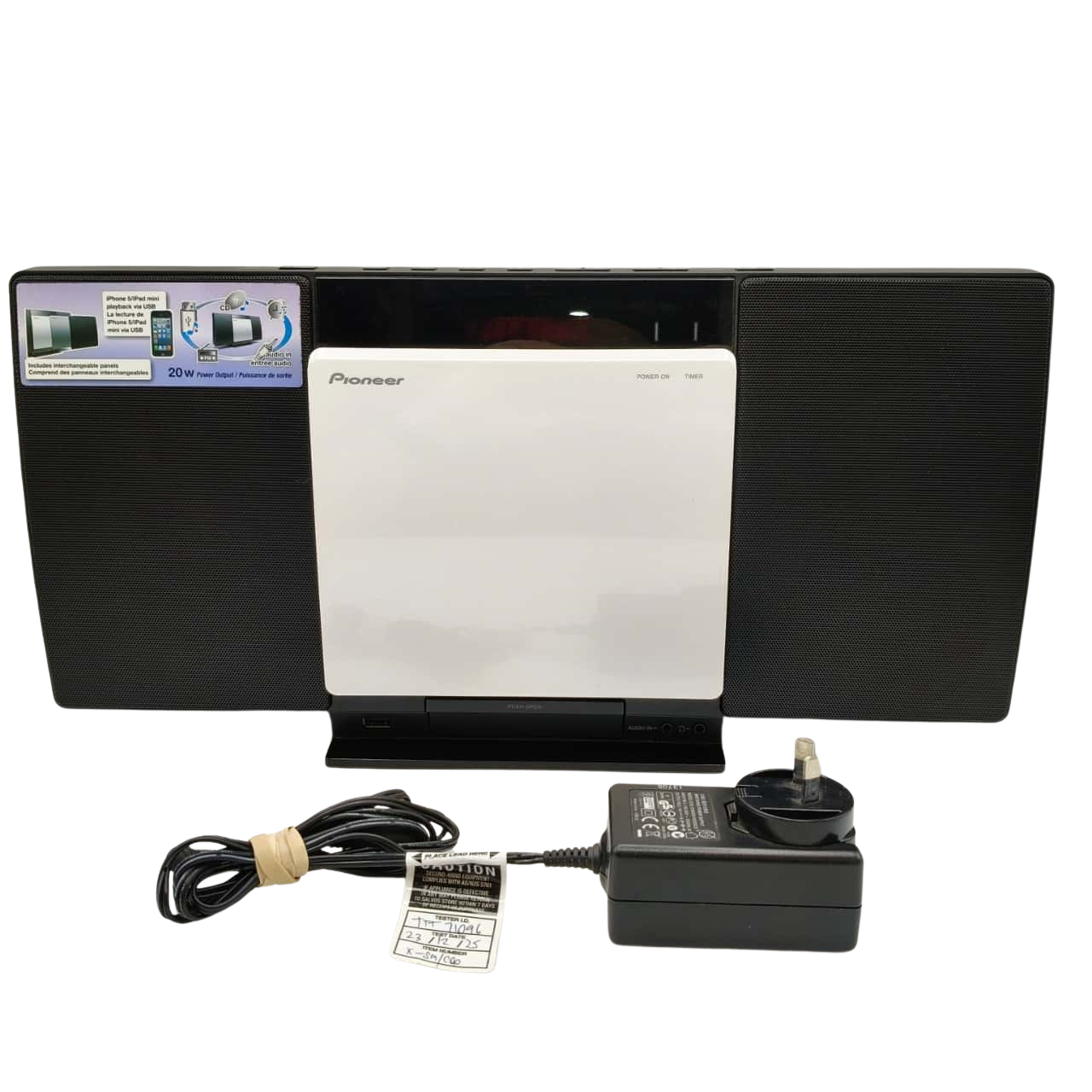 Pioneer X-SMC00 Slim CD Micro System with Interchangeable Colour Front ...