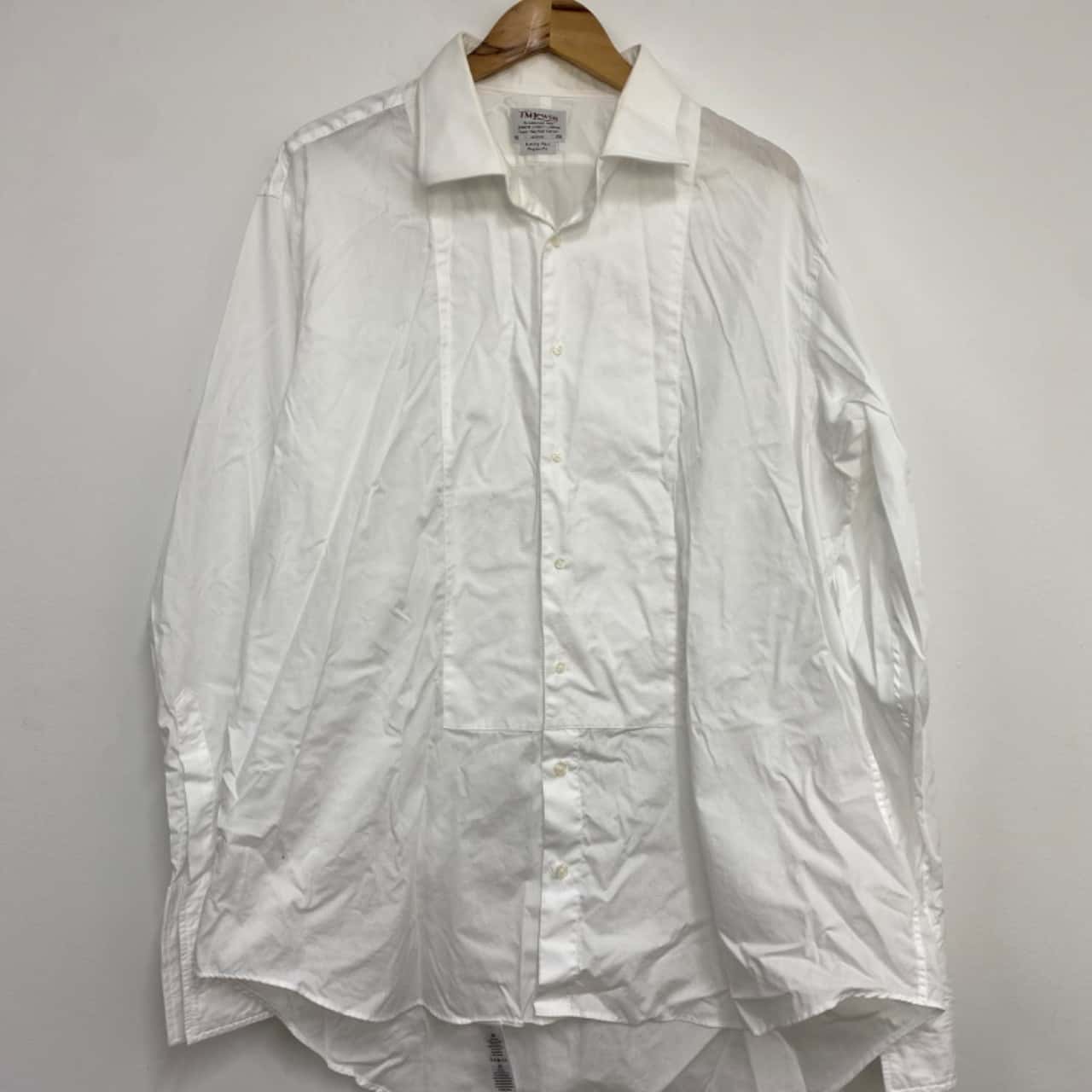T.M. Lewin Mens Size 36 White Button Up Shirt(s)