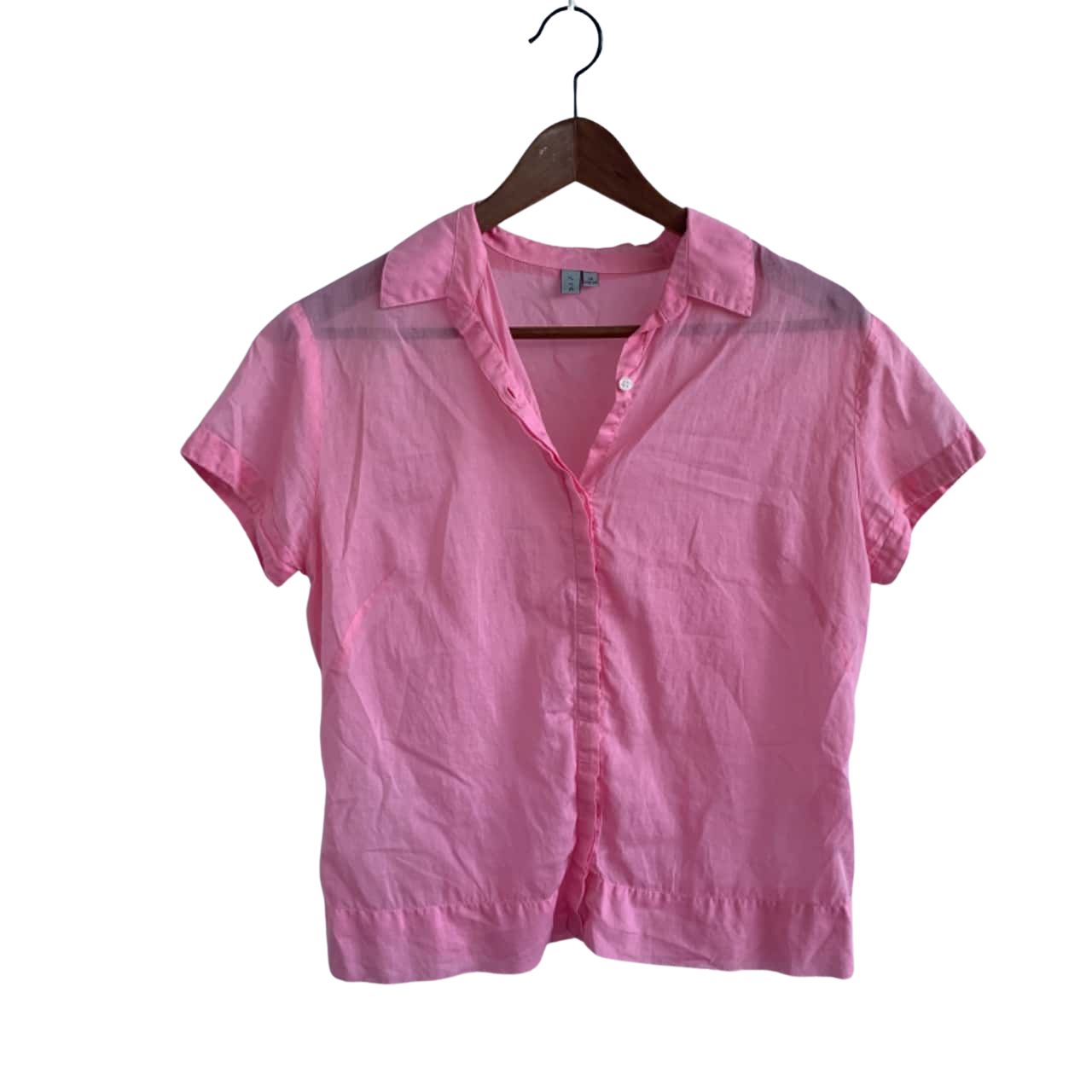 Jigsaw Size 12 Pink Button Up