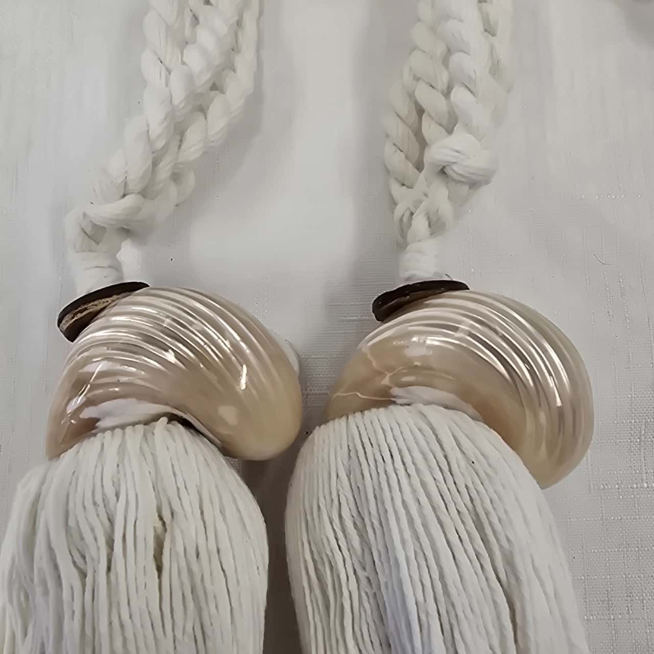 Designer Real Shell Curtain Tie-Backs - 1 pair(s)