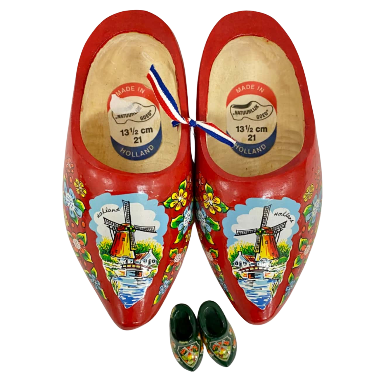 Natuurlijk Made in Holland Wooden Clogs Plus Miniature Pair (s)